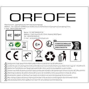 ORFOFE Broom Handle Stainless Steel Replacement Stick for Floor Cleaning Broom Stick for Household and Commercial Use