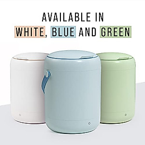 Mini Portable Washing Machine for Small Laundry Loads – Compact Apartment Washing Machine With Quick and Quiet Operation – Convenient Countertop Washing Machine for Your Home – Delicates Washer (White)