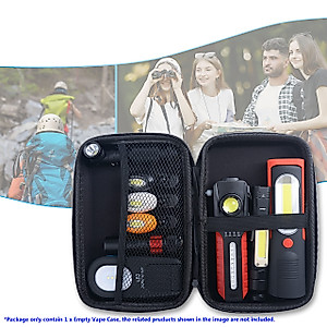 Wolfteeth Vape Case - 8.7 inch Smell Proof Vape Holder, Travel Case (Black, Empty)