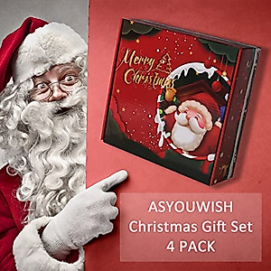 ASYOUWISH Scented Candles, 4 Pack 5.29 Oz Natural Soy Wax Candle, Candles for Home Scented, for Stress Relief, Bath and Body Care Candles, Holiday Candle Gifts for Women.