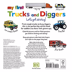 Tabbed Board Books: My First Trucks and Diggers: Let's Get Driving! (My First Tabbed Board Book)