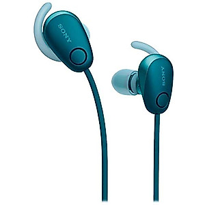 Sony SP600N Wireless Noise Canceling Sports in-Ear Headphones, Blue (WI-SP600N/L) (WISP600N/L)