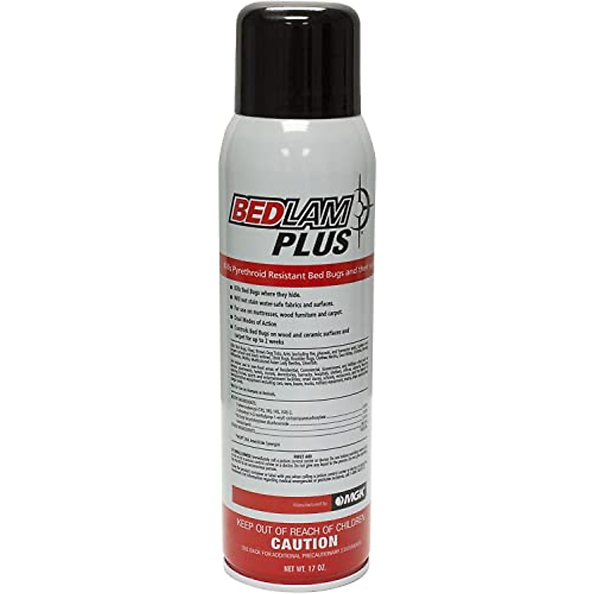 Bedlam Plus Aerosol 17 oz Quick Knock Down Bed Bugs and Bed Bug Eggs, Ticks and Fleas, Dust Mites, Clothes Moths and Carpet Beetles, chinches de cama