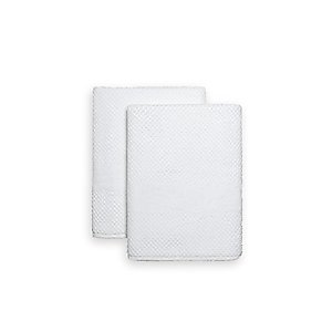 Chortex Honeycomb0 Turkish Cotton Bath Sheet, Set of 2 (White)