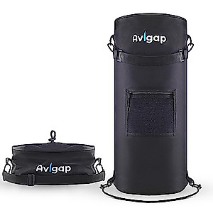 Avigap Boat Trash Can, 100% Odor & Leak Resistant, Portable, Reusable, 10-13 Gal Garbage Bag Snaps Inside, Easy to Install & Clean, Fishing, Sandbar, Kayak, Pontoon Boat Accessories