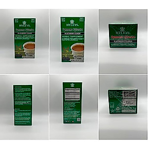 Hyleys Gymnema Sylvestre with Green Tea - Blackberry Flavor - 25 Tea Bags - Herbal Supplement Gurmar Tea
