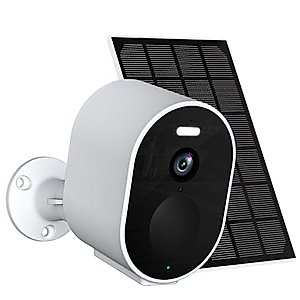 blurams 2K Solar Security Camera Wireless Outdoor, Cameras for Home Security Outside, Color Night Vision, PIR Human Detection, IP66 Weatherproof, 2-Way Audio, Compatible with Alexa/Google Assistant