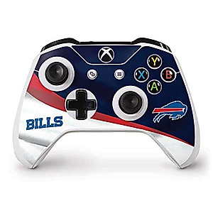 Skinit Decal Gaming Skin Compatible with Xbox One S Controller - Officially Licensed NFL Buffalo Bills Design