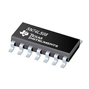 Texas Instruments SN74LS08N and IC Pin, Gate with 4 Element and 2 Input, Bipolar, 14-Pin, Plastic DIP Tube, 4.57 mm H x 19.3 mm L x 6.35 mm W (Pack of 10)