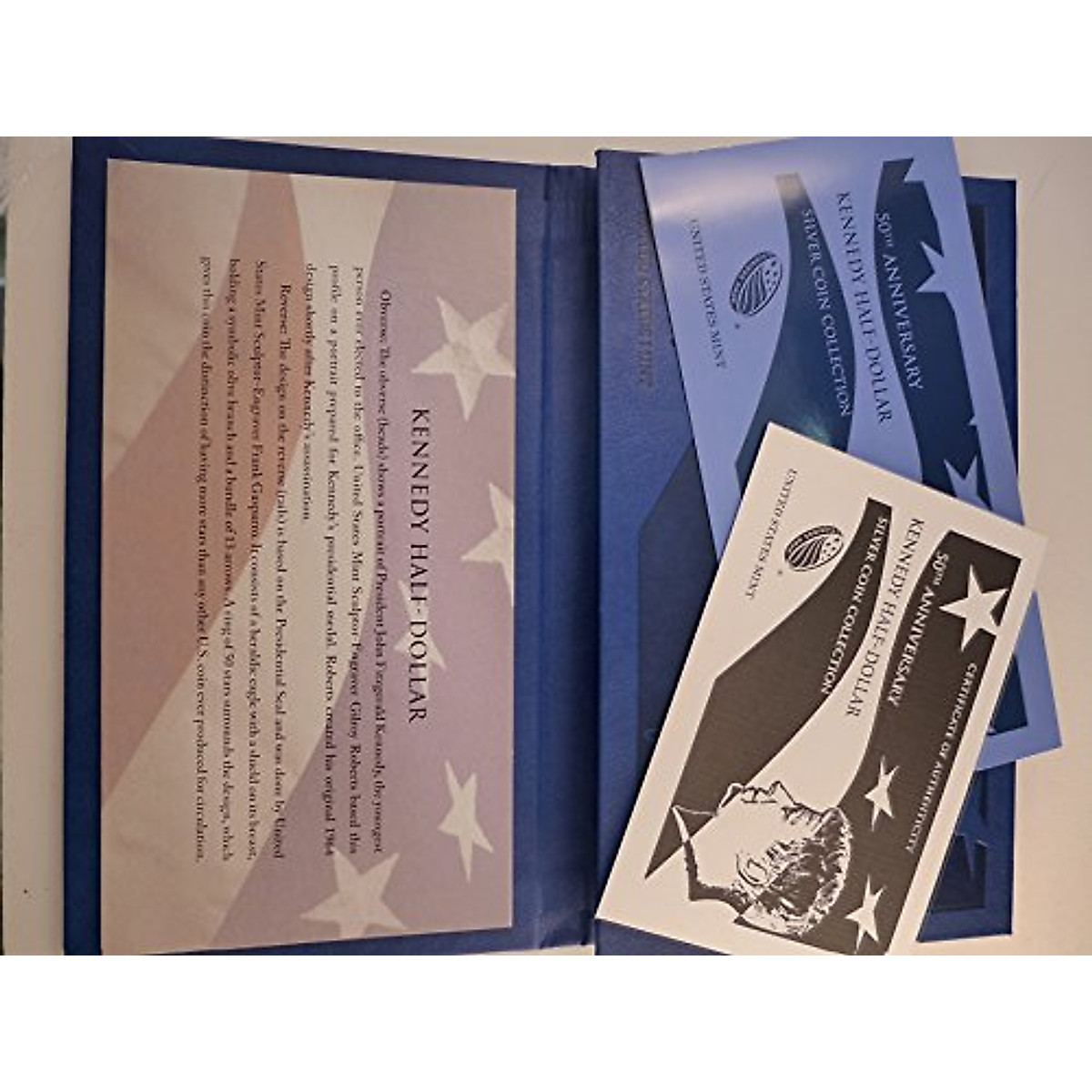 2014 50th Anniversary Kennedy Half Dollars Silver Coin Collection Uncirculated