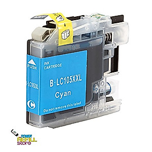 10 Pack - Toner Refill Store Compatible Brother LC107BK LC105C LC105M LC105Y Replacement Ink Cartridges for the Brother: MFC-J4310DW, MFC-J4410DW, MFC-J4510DW, MFC-J4610DW, MFC-J4710DW. Page Yield: 1,200 pages at 5% page coverage per page, per Ink Cartrdi