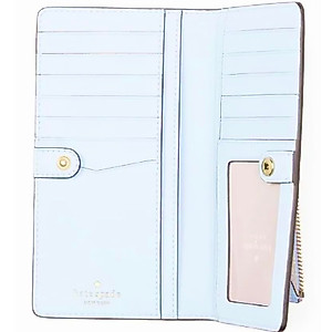 Kate Spade Staci Large Slim Bifold Wallet, Pale Hydrangea