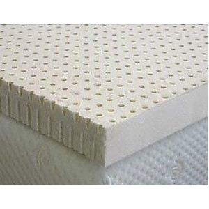 OrganicTextiles 2” Inch Organic Latex Mattress Topper Pad [GOLS Certified] with Natural Bamboo Cover Protector (Twin Size, Medium), Superior Pressure Relief, Breathable and Cooling, Made in USA