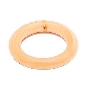 Walnut Tree - Maple Wood Teething Rings, Natural Wooden Teething Ring, Handcrafted Baby Teether, Plastic & Lead-Free Teething Ring, Baby Teether Toys, 3 Inches, 1-Piece