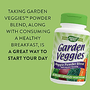 Nature's Way Garden Veggies, Veggie Blend, 60 Capsules