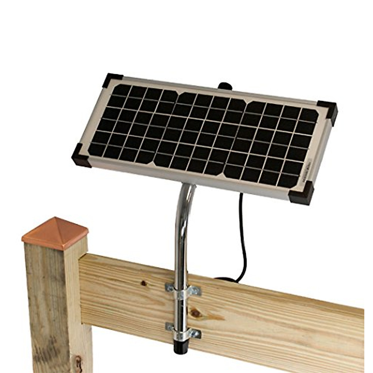 Ghost Controls Solar Panel Premium 10 Watt Monocrystalline Panel for Automatic Gate Opener Systems, Model AXDP