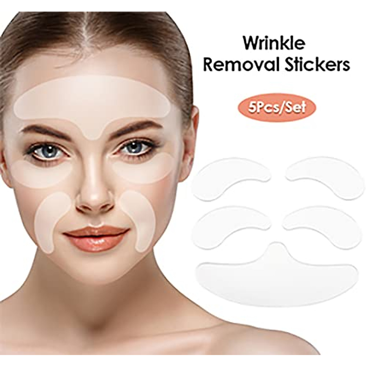 Zcvtbye Anti Wrinkle Bra Pillow Set Breast Wrinkle Prevention, Eliminate and Prevent Chest Wrinkles, Anti Aging Pillow Breast Support for Women (Chest Pillow+Silicone Anti-Wrinkle Face Pads 5pcs)