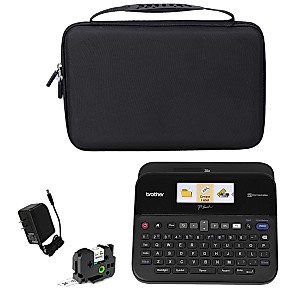 Mchoi Hard Portable Case for Brother P-Touch Label Maker PTD600 /D610BT Connected Label Maker, Case Only