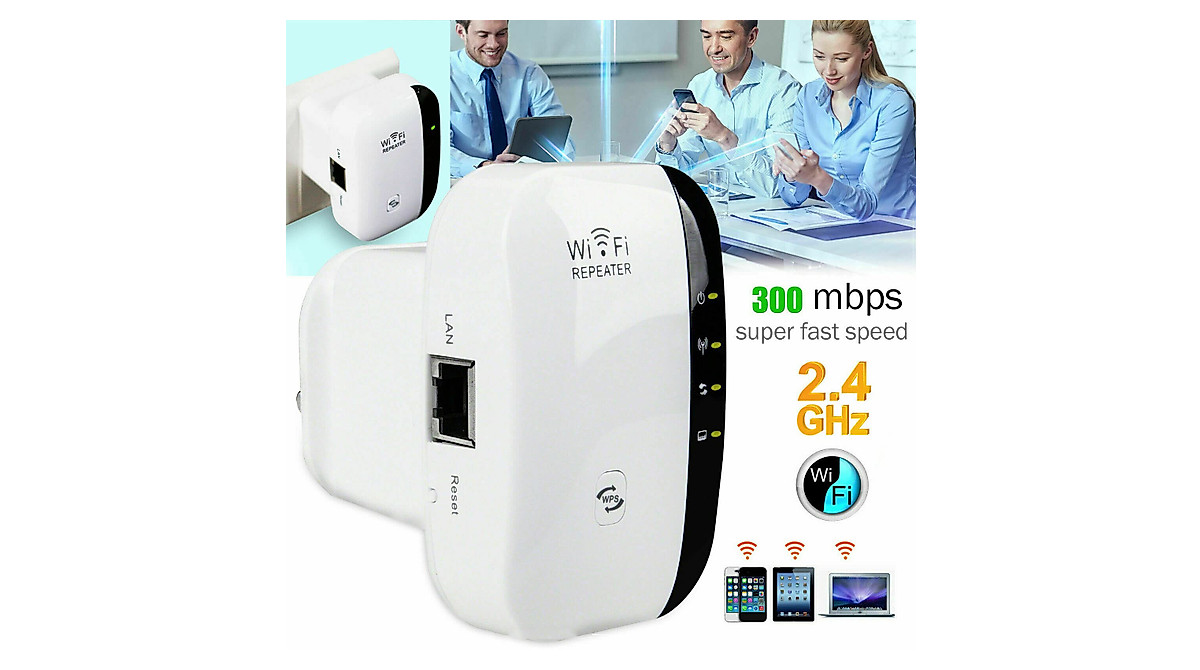 300Mbps WiFi Extender - Boost Your Signal Easily