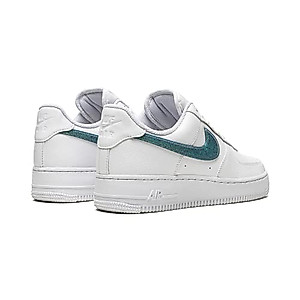 Nike Womens W Air Force 1 '07 ESS DH4407 100 Glitter Swoosh - Celery - Size 7W