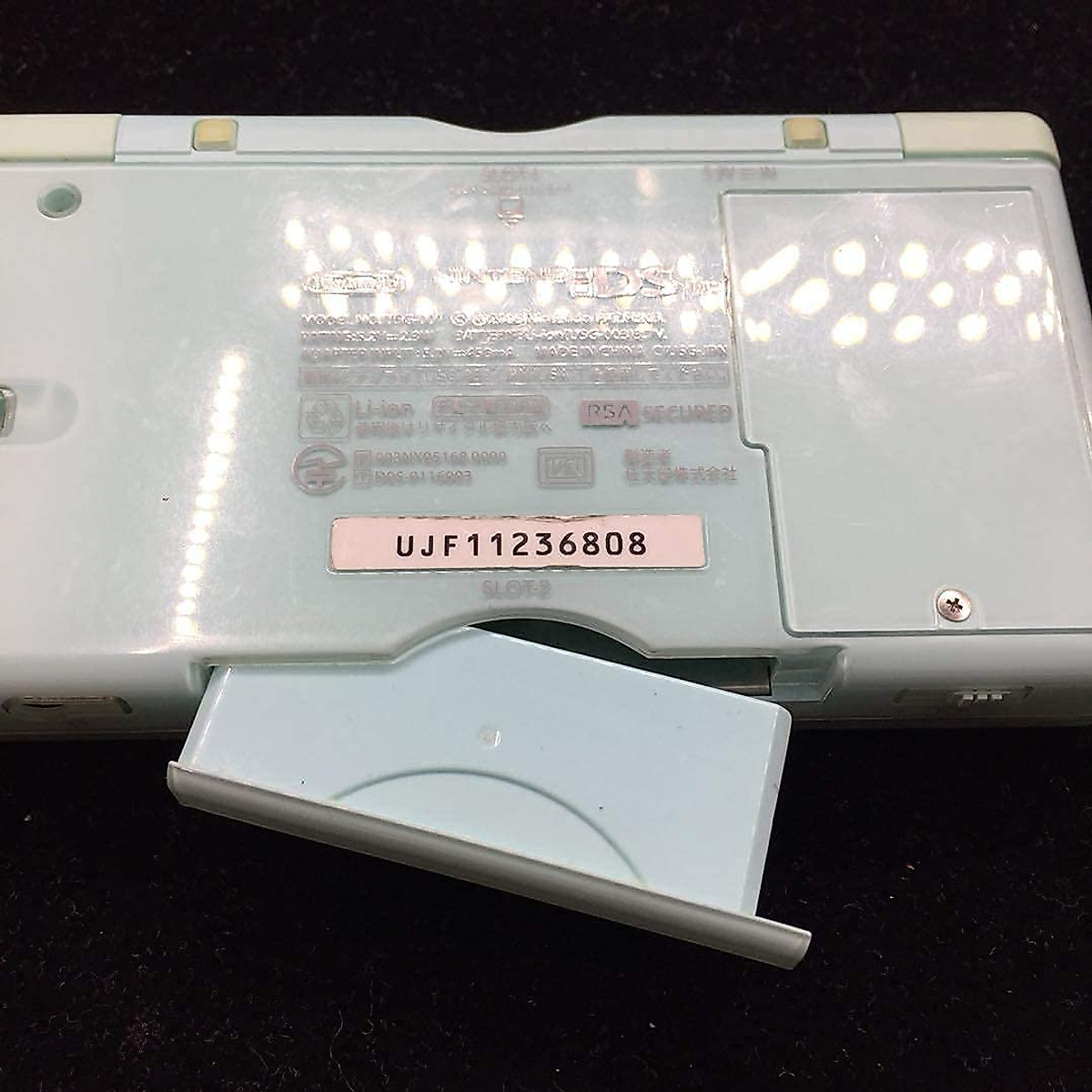 Dust Proof Cover Card Slot Cover Cap Dust Plug Case for NDSL NDS Lite (Black)