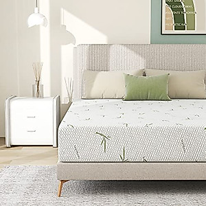 wOod-it Queen Mattresses, Memory Foam Mattress Queen Size Bed in a Box Cooling Gel Medium Firm CertiPUR-US (10 Inch)