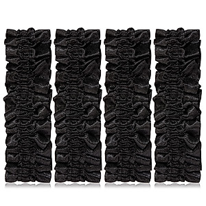 Neer 4 Pcs Roaring 20s Armband Garter Anti Slip Arm Garters for Men 1920s Party Roaring 20s Costumes for Men Sleeve Shirt Garters 1920s Cosplay Gangster Casino Dealer Dress Party Accessories