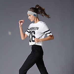 Fullgaden Bluetooth Sports Headband Headphones with Ultra-Thin HD Stereo Speakers Perfect for Sleeping,Workout,Jogging,Yoga,Insomnia, Air Travel, Meditation, Black