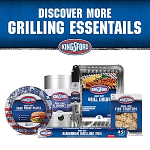 Kingsford Heavy Duty Soak Proof Paper Bowls, 16 oz - 40 Count Paper Bowls for Barbecues, Picnics & Holidays Microwave Safe Disposable Bowls | American Flag Bowls, Patriotic Bowls