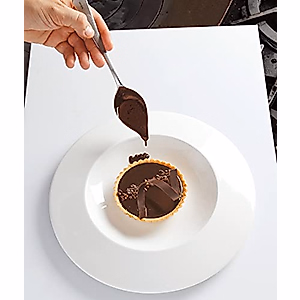 Mercer Culinary 18-8 Stainless Steel Saucier Spoon with Tapered Spout, 8-1/2 Inch