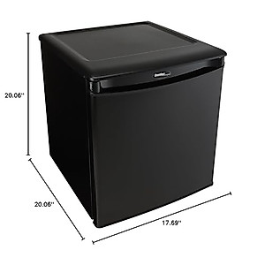 Danby Designer 1.7 cu. ft. Compact Refrigerator (DAR017A2BDD), Black