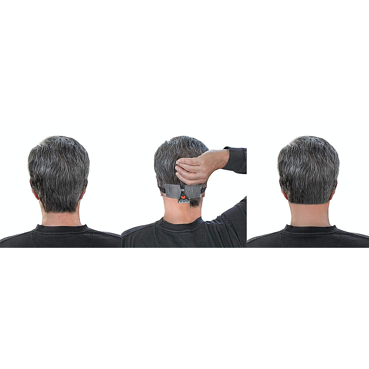 Quality Time Neck Hair Line, 2 Neckline Templates for Shaving and Keeping a Clean and Nice Neck Hairline: Stencils/Guards/Guides for Neckline Haircut, Do-it-Yourself