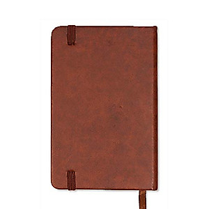 Silvine Executive Soft Feel Pocket Notebook Ruled with Marker Ribbon 160pp 90gsm 143x90mm Tan Ref 196T