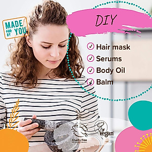 naissance Sweet Almond Oil 16 fl oz - Pure & Natural, Vegan, Non GMO, Hexane Free, Cruelty Free - Ideal for Haircare and Skincare, Aromatherapy & Massage