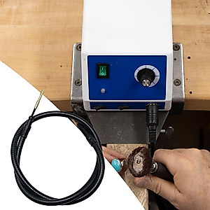 Aynaxcol 39” Metal Flexible Inner Shaft Cable & Rubber Outer Sheath Set for Flex Shaft Rotary Motors Replacement for Foredom Replacement for Grobet