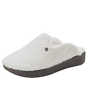 Alegria Leisurelee 2 Womens Slipper White 7 M US
