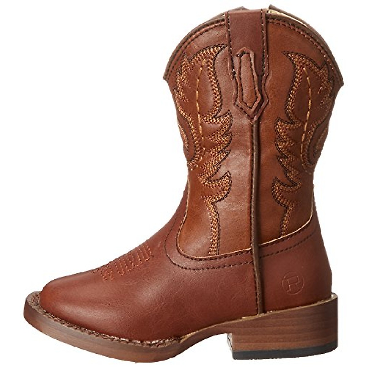 ROPER Boys Texson - K Traditional Cowboy Boots, Brown, 3 Little Kid US