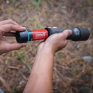 Coleman OneSource Rechargeable LED Flashlight, Water-Resistant, 1000 Lumens, 4800 mAh Battery, 2 Hour Charging Time