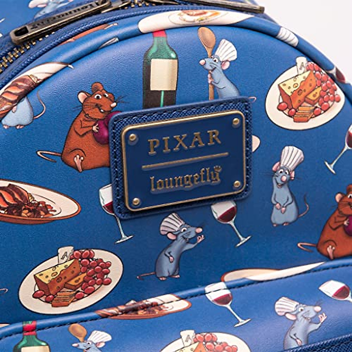 Loungefly Disney Pixar Ratatouille Remy and Emile Allover Print Backpack
