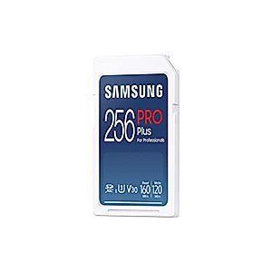 SAMSUNG PRO Plus Full Size SDXC Card 256GB, (MB-SD256K/AM, 2021)