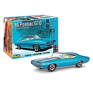 Level 4 Model Kit 1969 Pontiac GTO 2-in-1 Kit 1/24 Scale Model by Revell