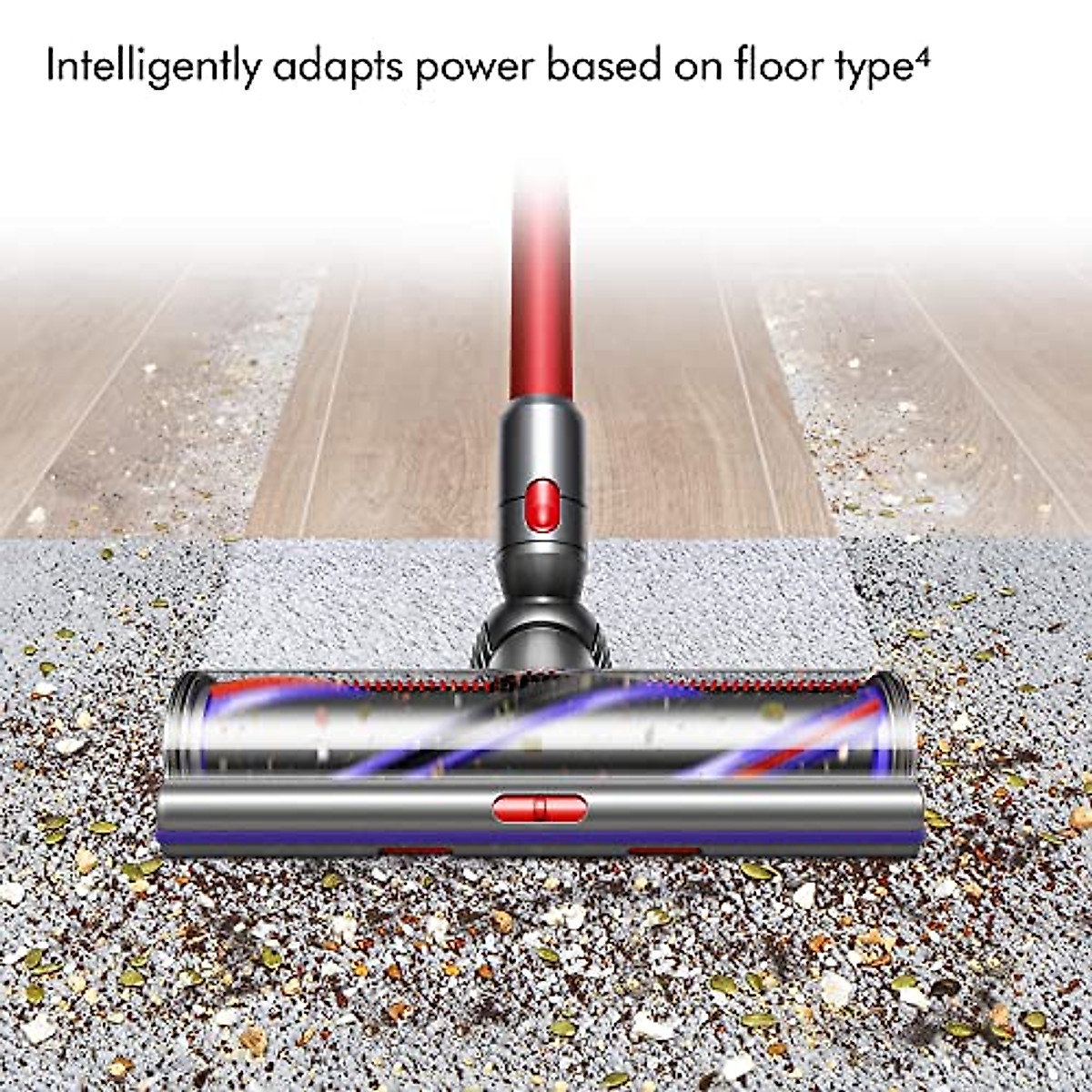 Dyson Outsize Cordless Vacuum Cleaner, Nickel/Red, Extra Large