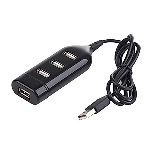 Gembird UHB-CT02 Centre or Node Hub – (USB 1.1, USB 2.0, 1 m, Black, 3.5 cm, 9.6 cm, 1.9 cm)