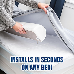 Primica Toddler Bed Bumper, 52 x 7 x 5 “ Bed Bumpers for Toddlers, Foam Bed Rail for Toddlers, Hypoallergenic Bed Bumpers for Queen, King, and Twin Bed (1)