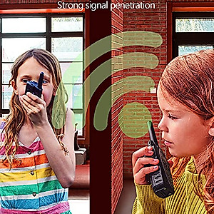 2Pcs Black 10 Meter Walkie Talkies Simple Intercom Mini Interphone for Parent Child Game