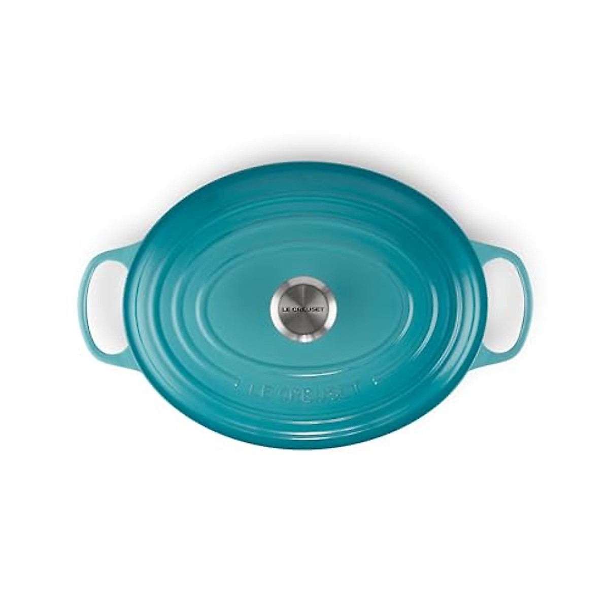 Le Creuset Enameled Cast Iron Signature Oval Dutch Oven, 6.75 qt., Caribbean