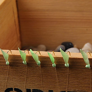 Fishing Bait Rigs Saltwater, 10Packs Surf Fishing Rigs with Fish Skin Feather Fishing Hooks Swivels Glow Beads Rigs Sea Bass Rigs Fishing Bait Lures (CZC, 8#)