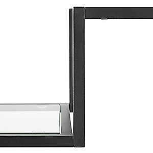 Crosley Furniture Sloane Modern Glass Etagere, Matte Black