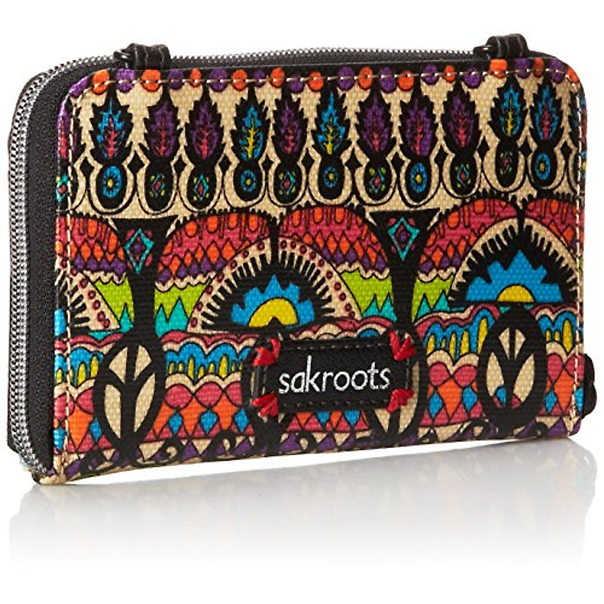 Sakroots Artist Circle Smartphone Crossbody, Radiant One World