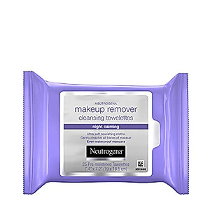 Neutrogena Makeup Remover Cleansing Towelettes Night Calming, 25 Count, 3pk